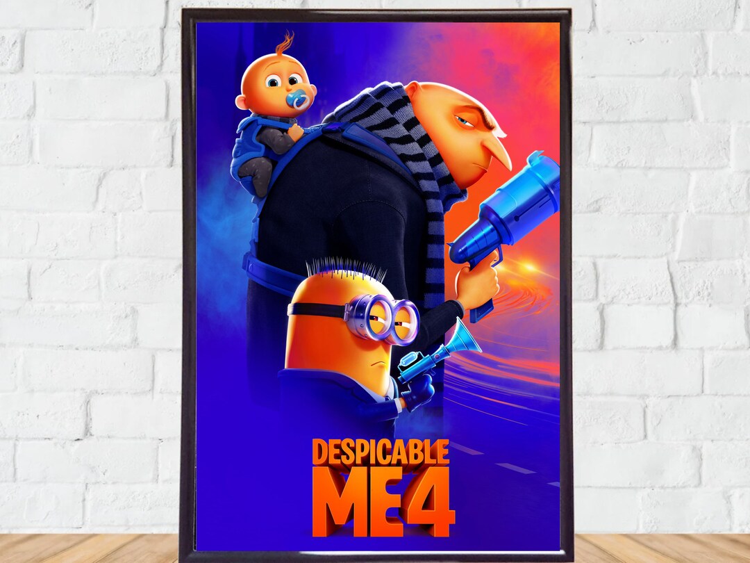 Despicable Me 4 Poster Despicable Me 4 Digital Print for Poster, Canvas ...
