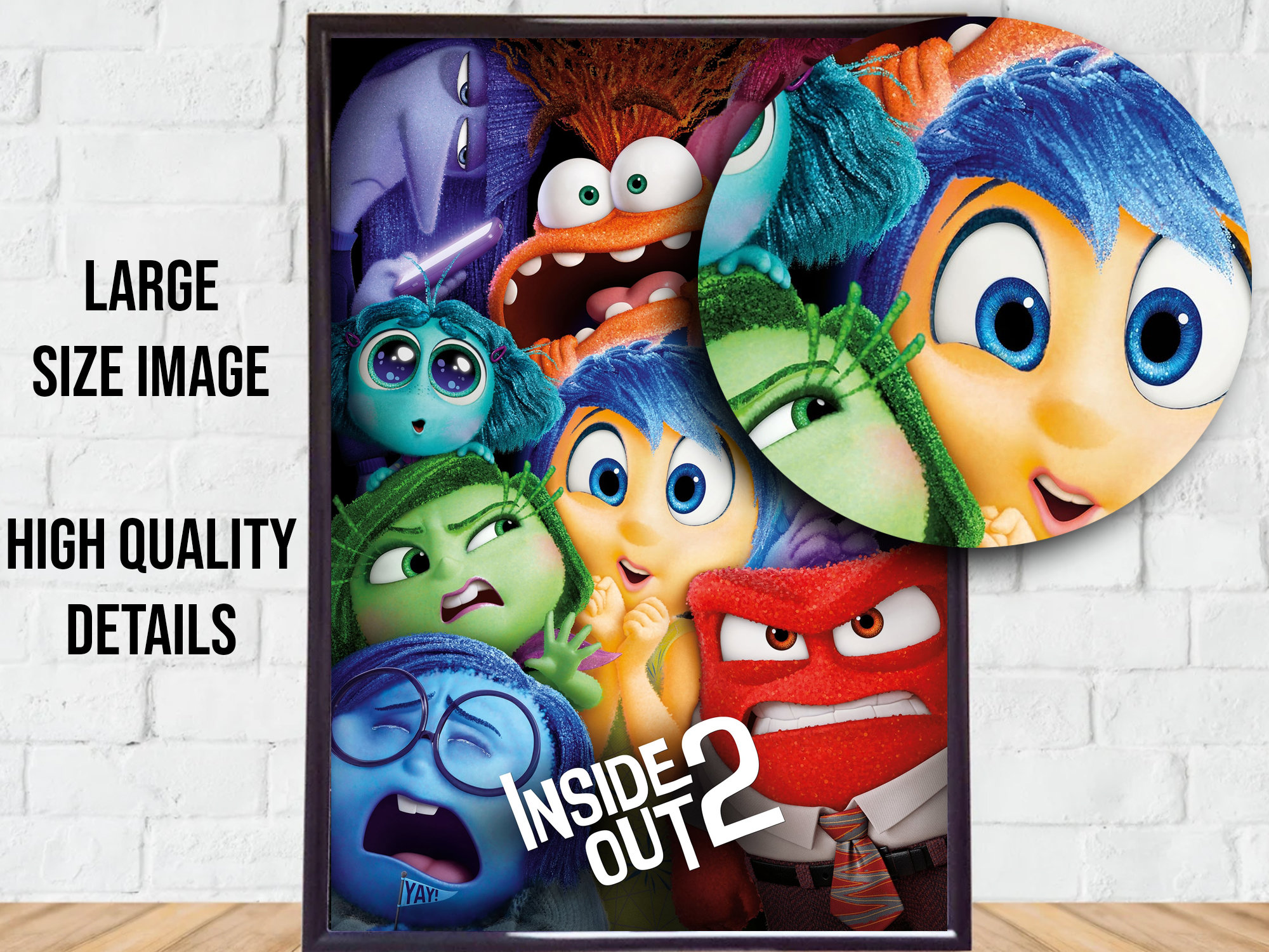 Inside Out 2 Poster Collection, Inside Out 2 Print Collection, Digital ...