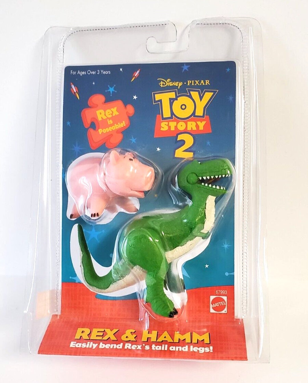 Disney Pixar Toy Story 2 Rex & Hamm Action Figures Poseable - Etsy