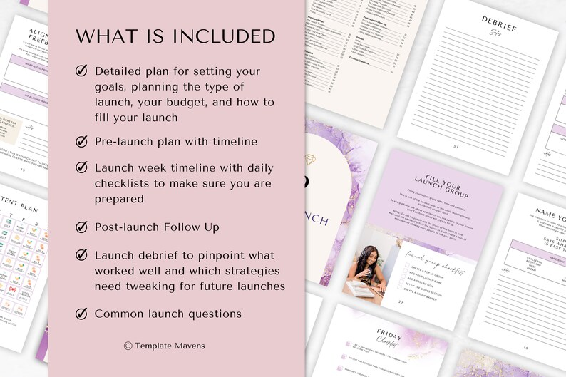 Course Creator Launch Planner | Printable Online Course Planner | Online Course Launch Planner ...