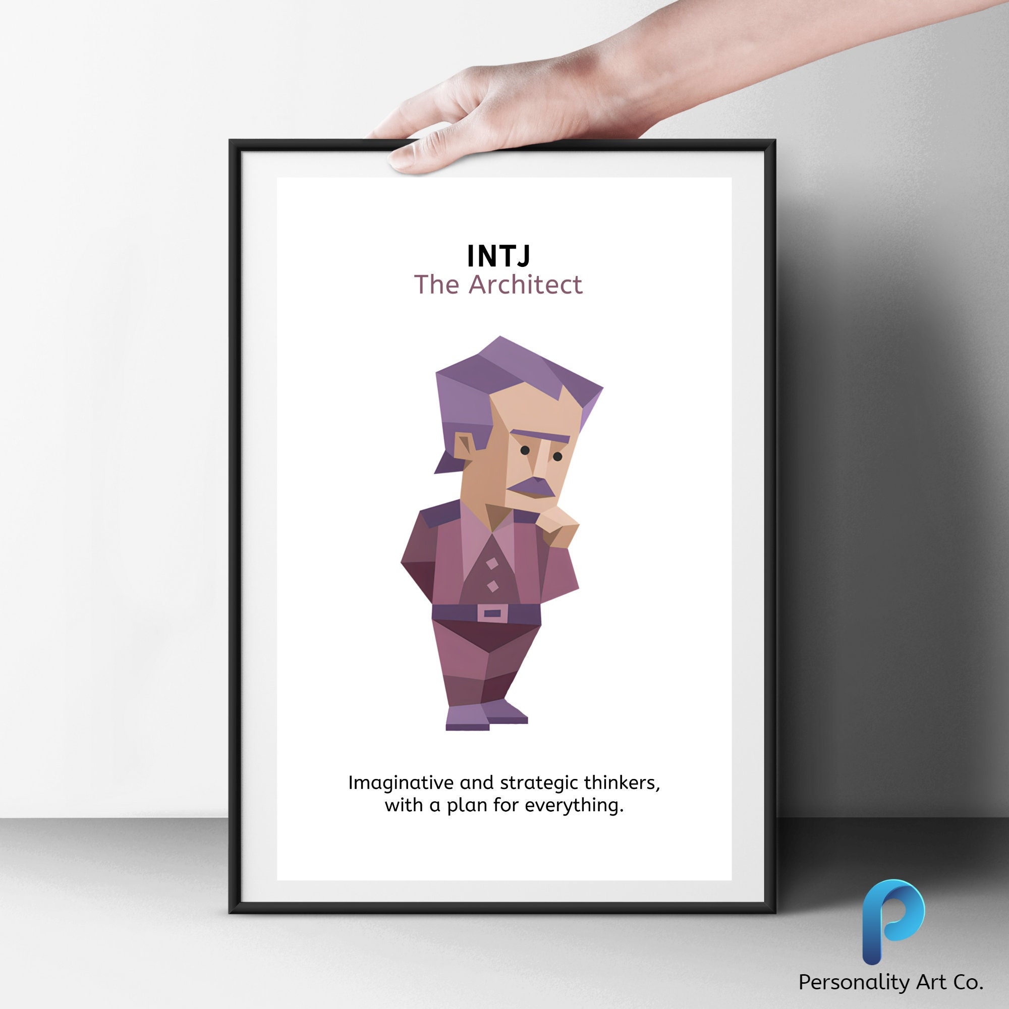 Myers Briggs INTJ Art Print Poster Quotes Gifts for INTJ - Etsy