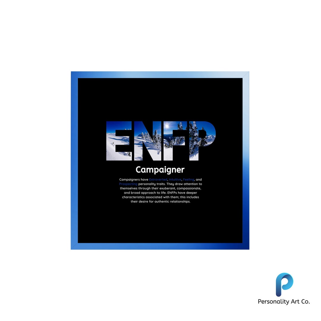 Myers Briggs ENFP Art Print Poster Quotes Gifts for ENFP - Etsy