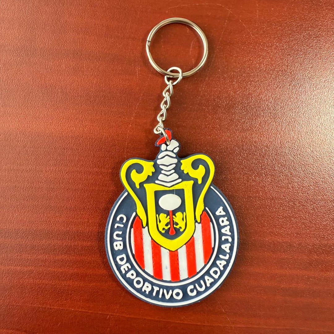 Chivas Rayadas De Guadalajara Keychain – Llavero 3D | Soccer Fan Gift ...