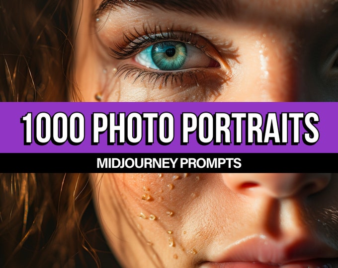 1000 Photography Portraits Midjourney Prompts Create Incredible Digital ...