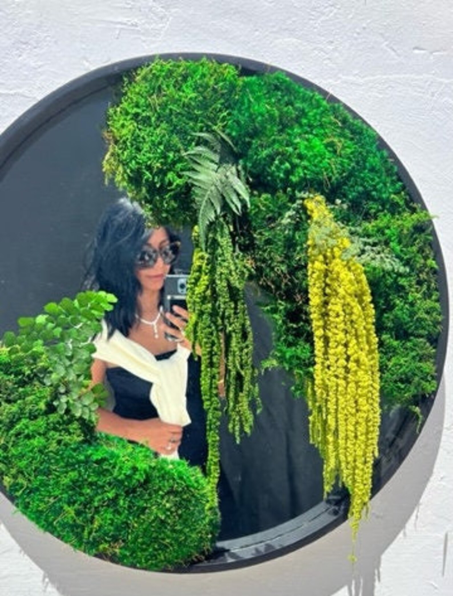 Moss Mirror Wall Botanical Mirror Moss Wall Art Mirror Circle ...