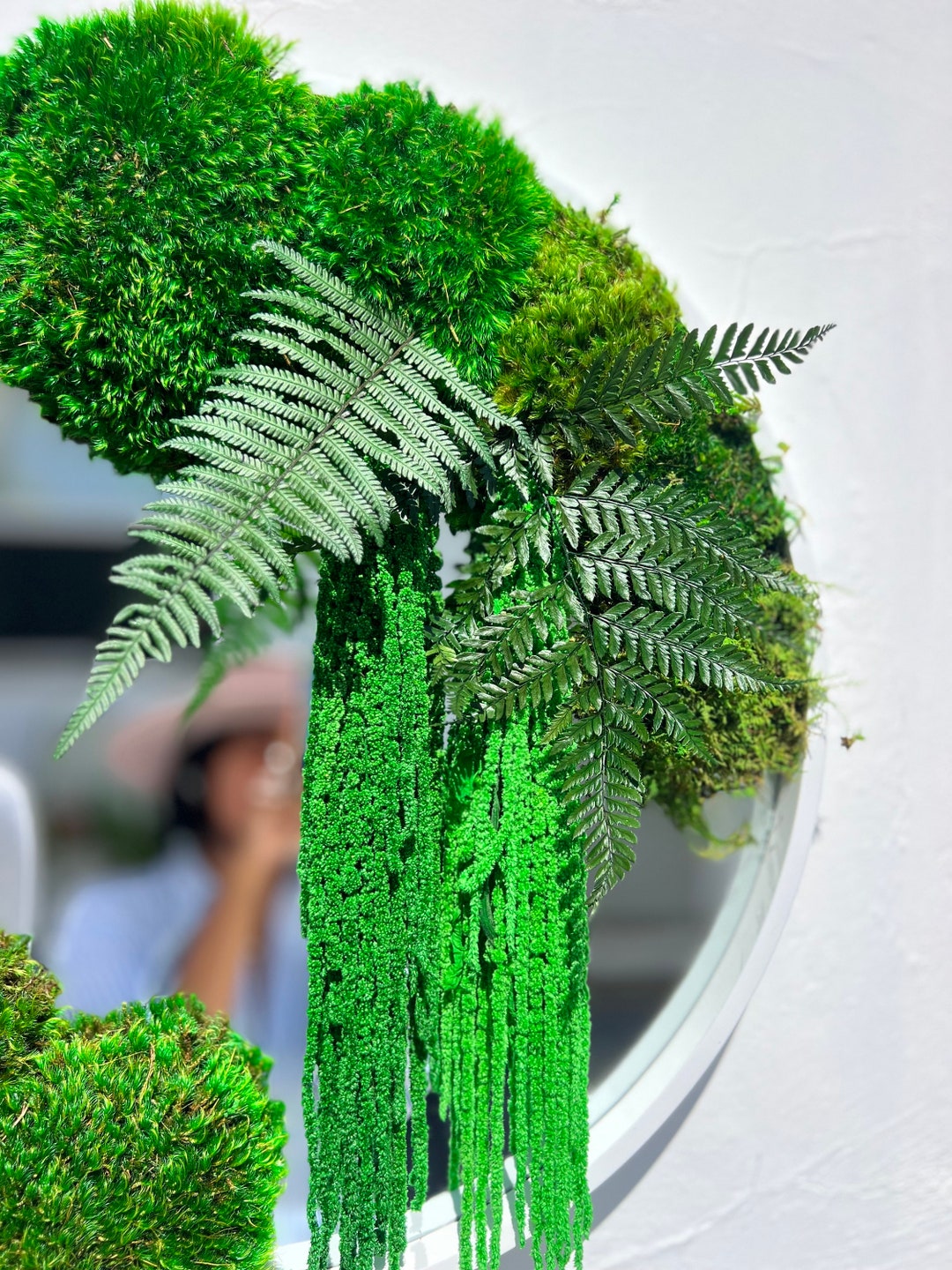 Round Rainforest Botanical Garden Mirror: Moss and Botanical Home ...