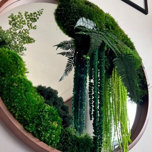 Round Rainforest Botanical Garden Mirror: Moss and Botanical Home ...