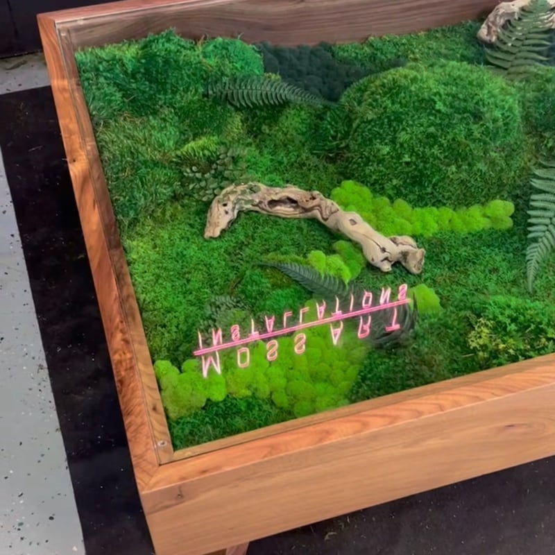 Moss Table Decor - Etsy