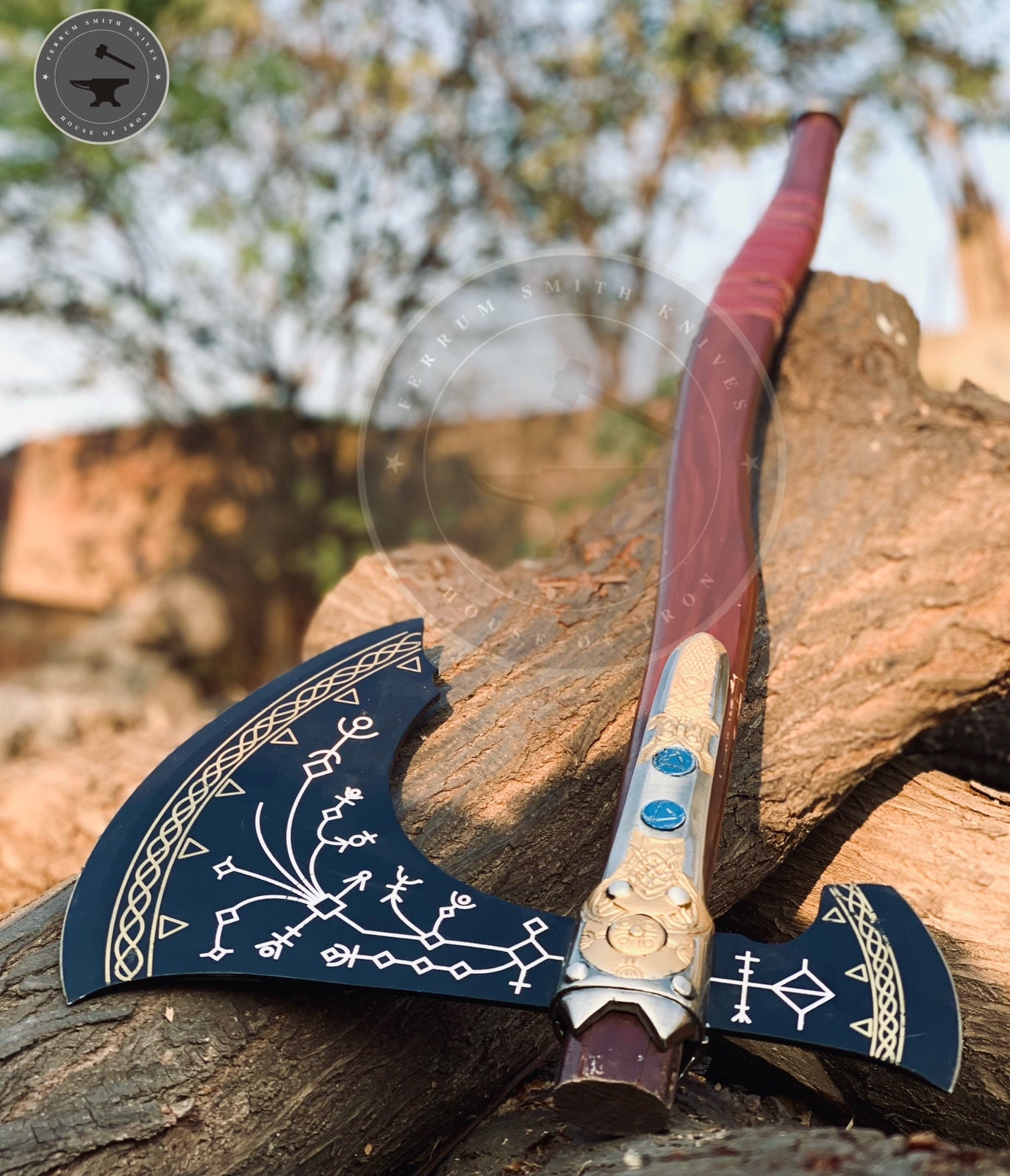 God of War Axe Leviathan Axe Kratos Viking Axe - Etsy