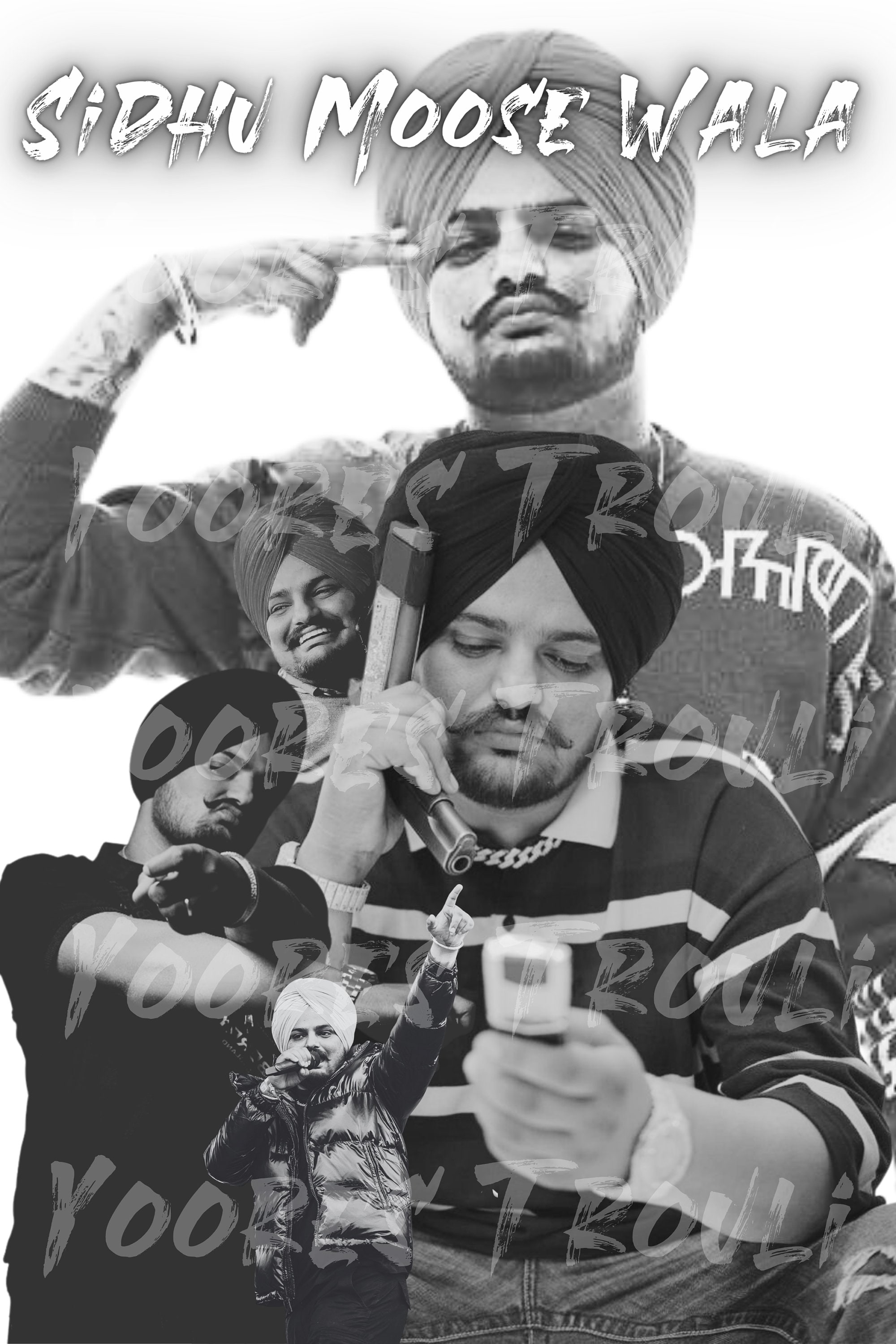 Sidhu Moose Wala Poster 24 X 36 High Quality PB1X Punjabi Artist - Etsy