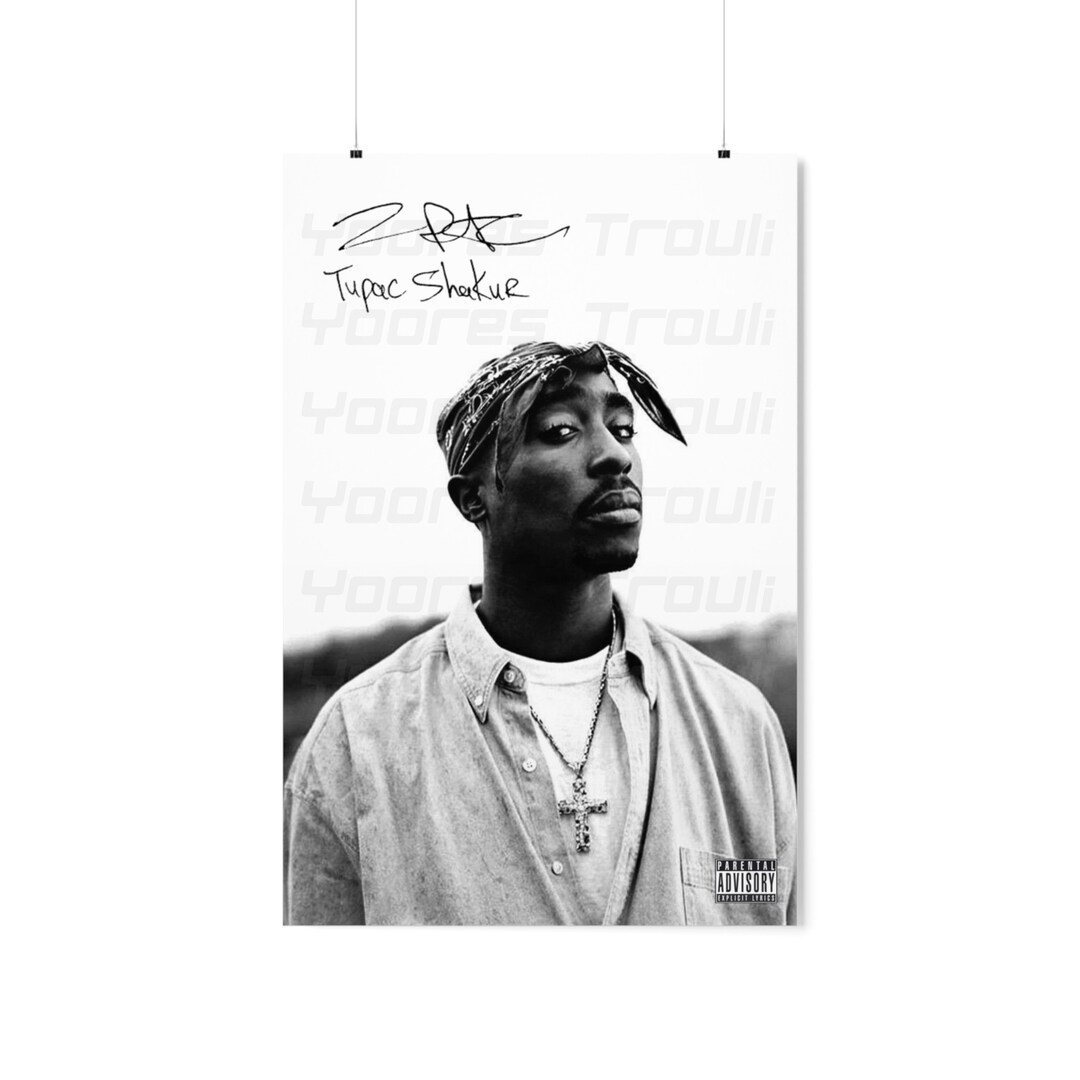 Tupac Shakur Poster High Quality Poster 3 Sizes Rapper - Etsy