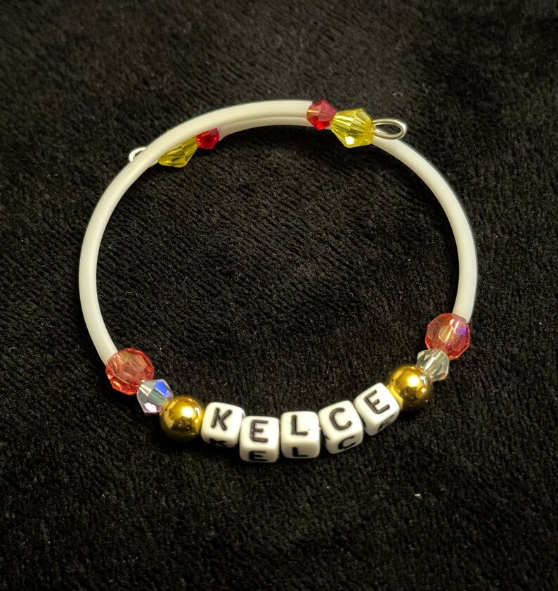 Kansas City Chiefs Super Bowl Champions Memory Wire Bracelets Taylor ...
