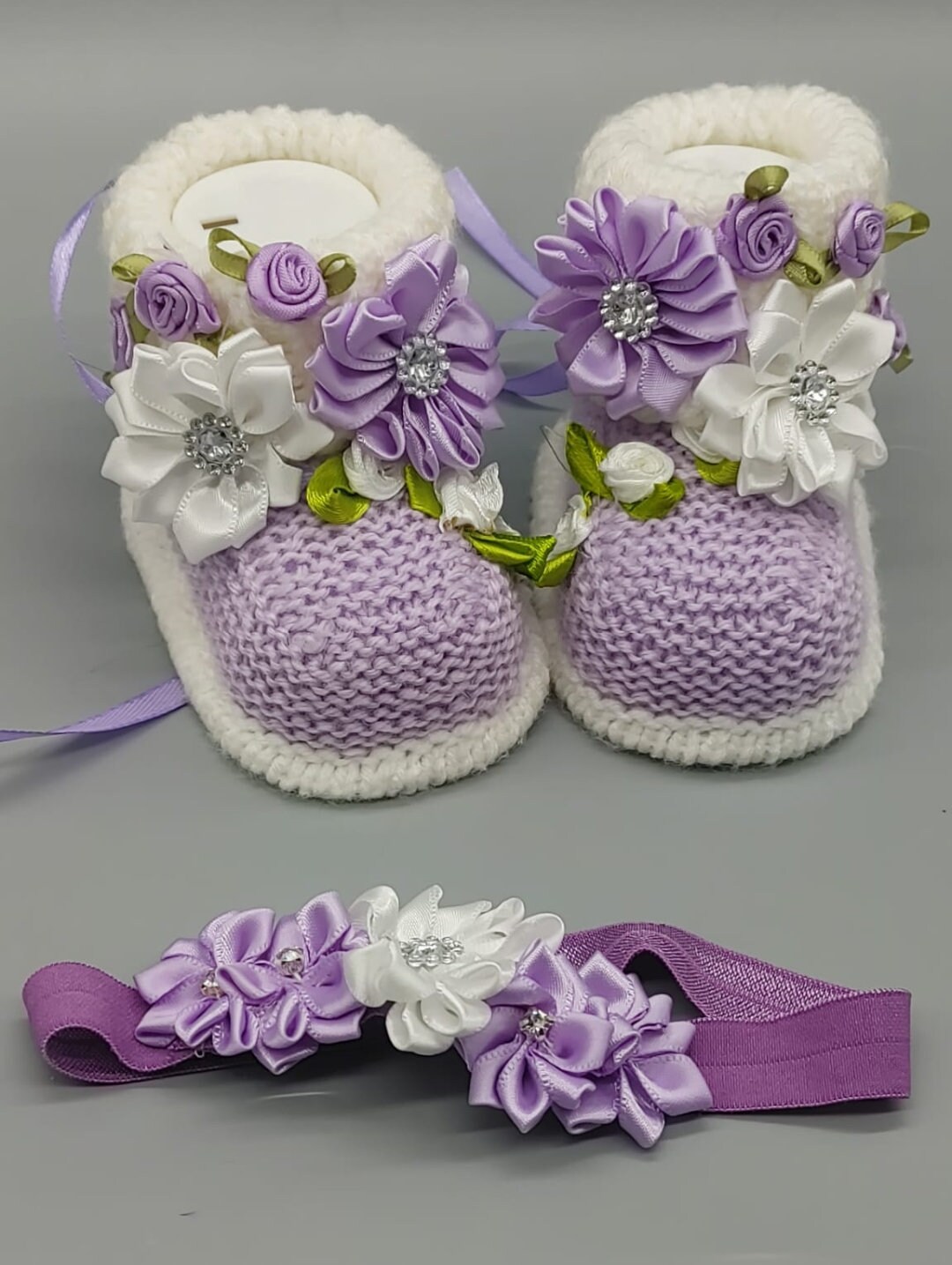 Baby Booties. Handknitted and Ready to Ship. Perfect Gift for New Born ...