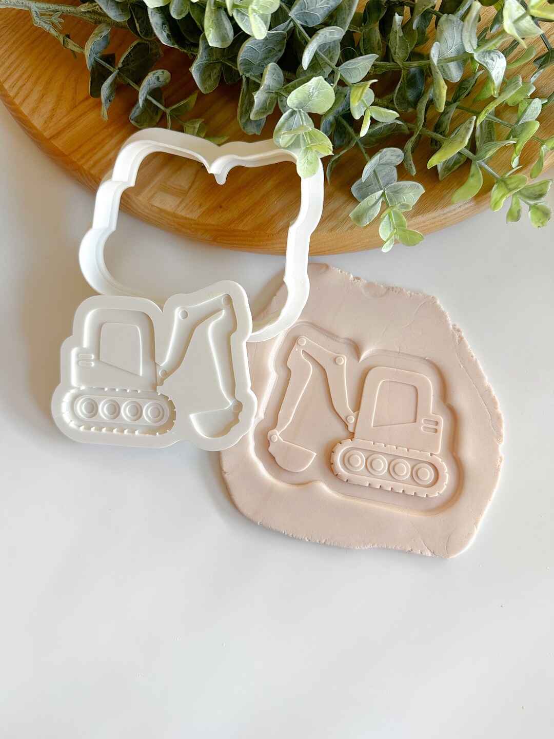 Digger Truck Fondant Debosser & Matching Cutter raised - Etsy Australia