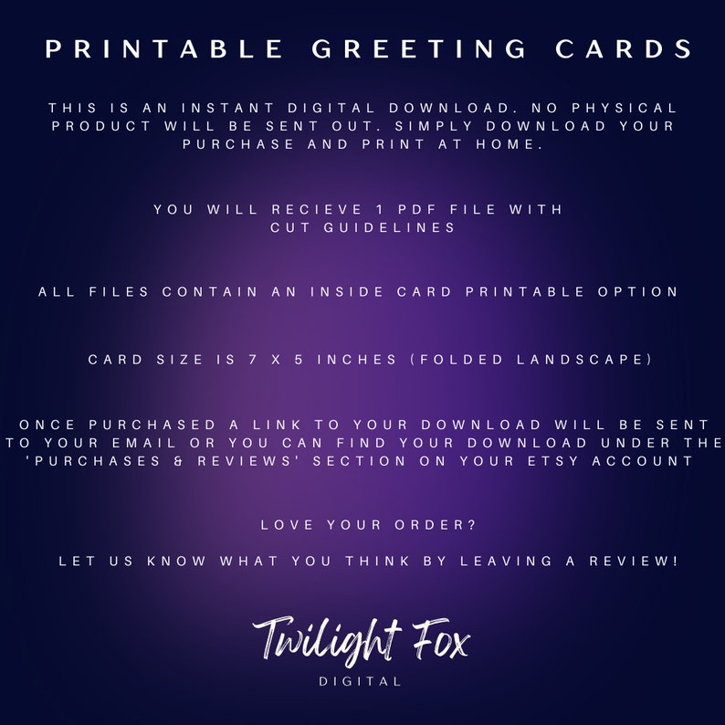 Printable Valentine's Day Card, Instant Download, 7x5 Inch Greeting ...