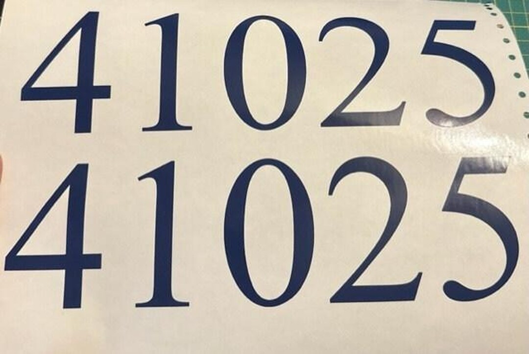 SEMI TRUCK DECALS - Unit Numbers - Etsy