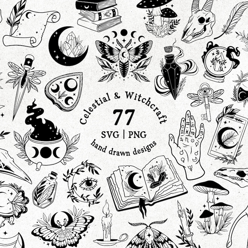 Wicca Svg - Etsy