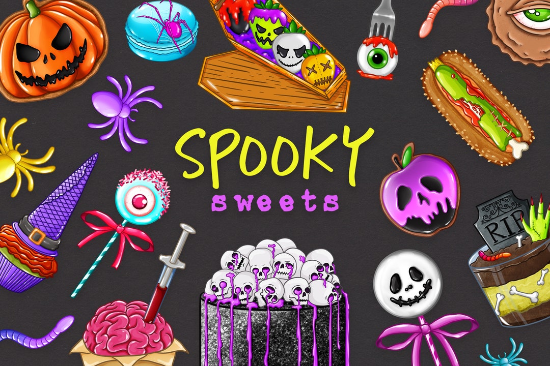 Spooky Foods Png, Halloween Foods Png, Creepy Food, Halloween Treat ...