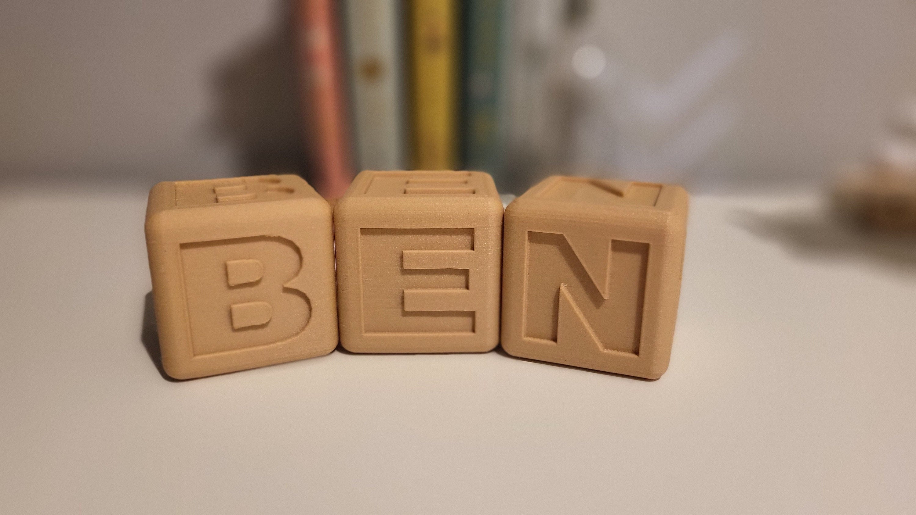 Alphabet and Numbers Blocks STL Files for 3D Printing | Printable Baby ...