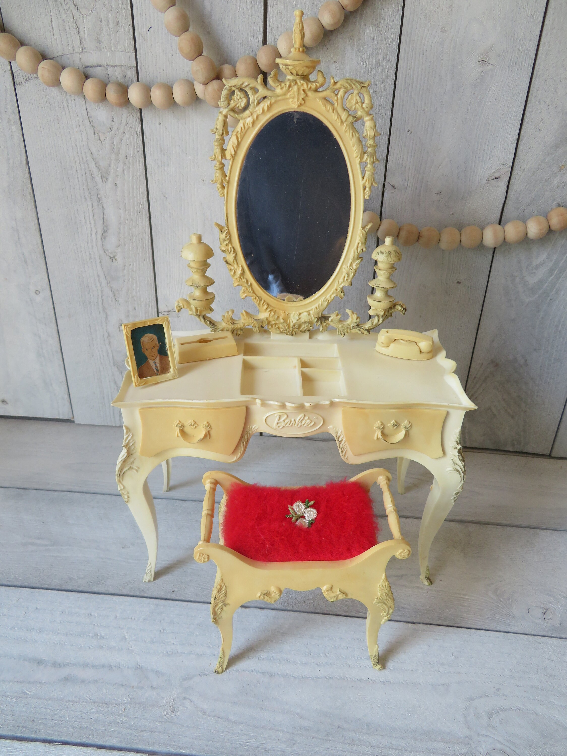 Barbie Armoire, Ken Armoire / Closet / Wardrobe and Vanity Set Choice ...