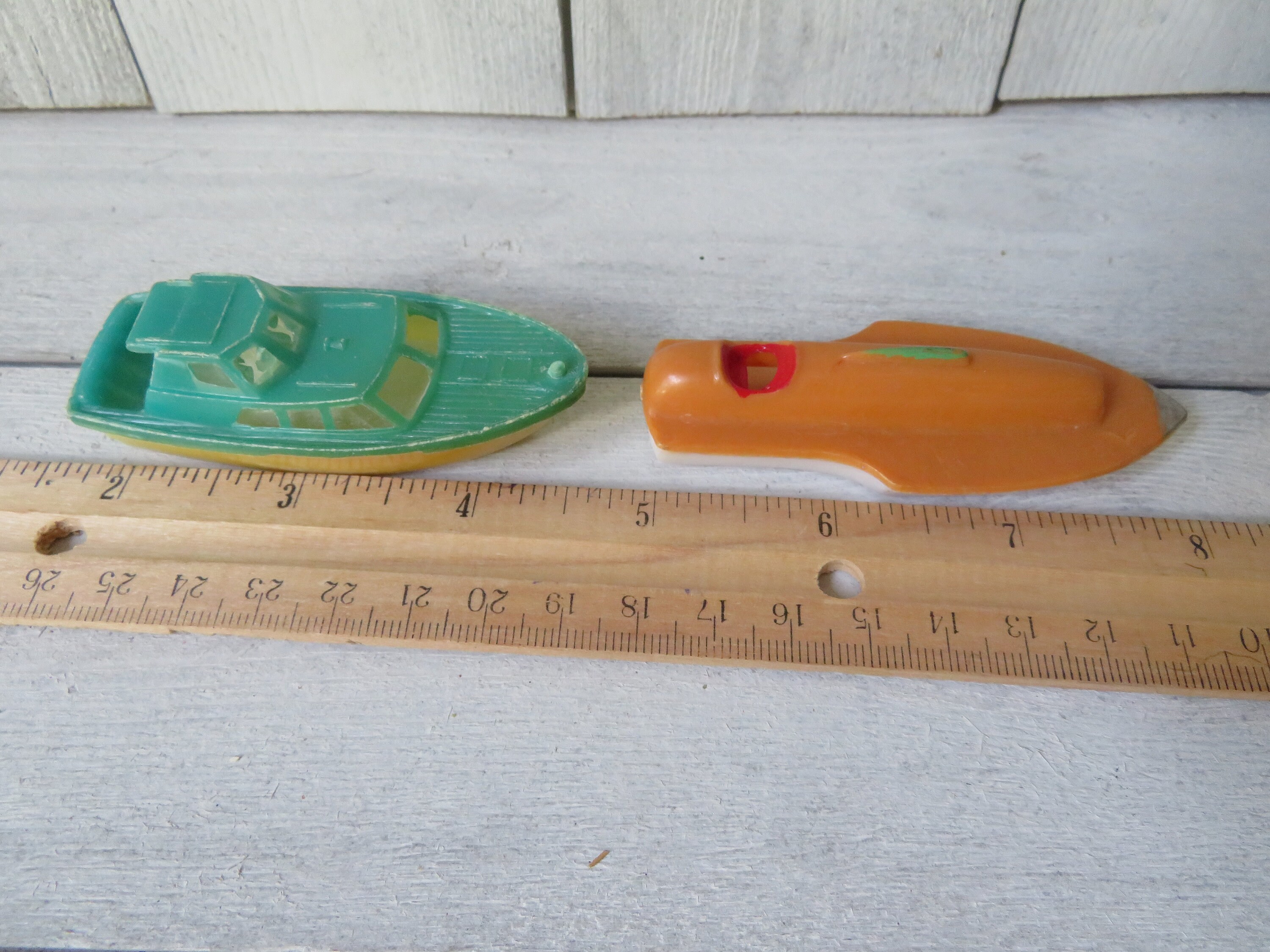 Vintage Plastic Boats Collection, Lot of 7, Penny Boats, Matchbox Speed ...