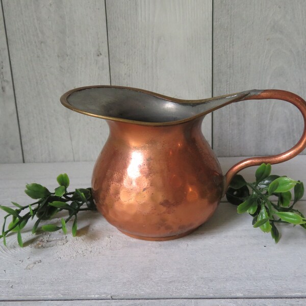 Copper Creamer - Etsy