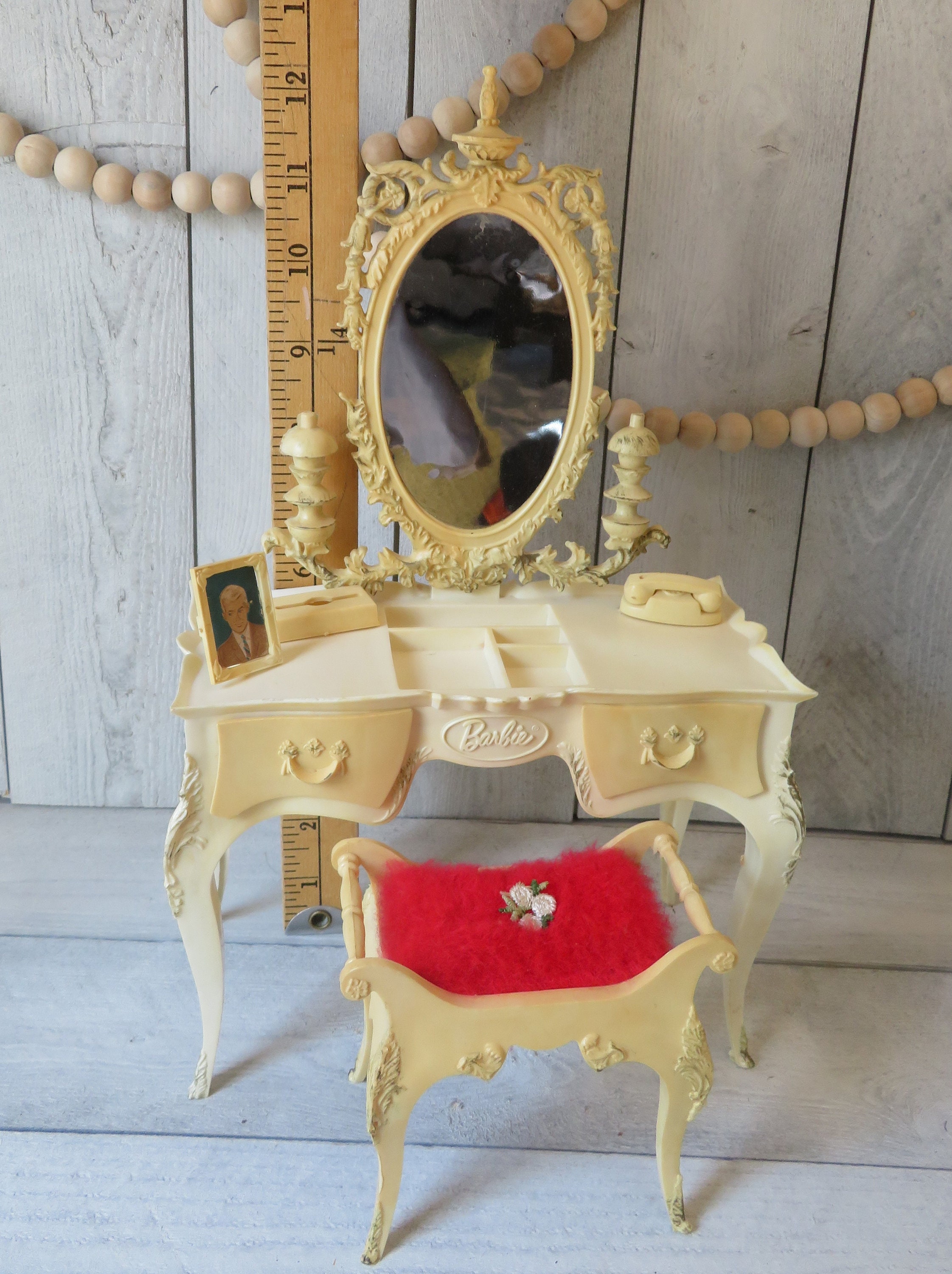 Barbie Armoire, Ken Armoire / Closet / Wardrobe and Vanity Set Choice ...