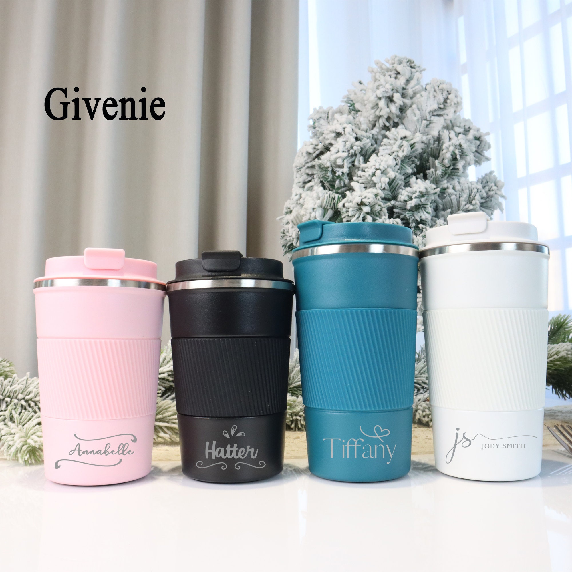 Personalised Coffee Cup, Insulated Stainless Steel Cup, Gift for Him ...