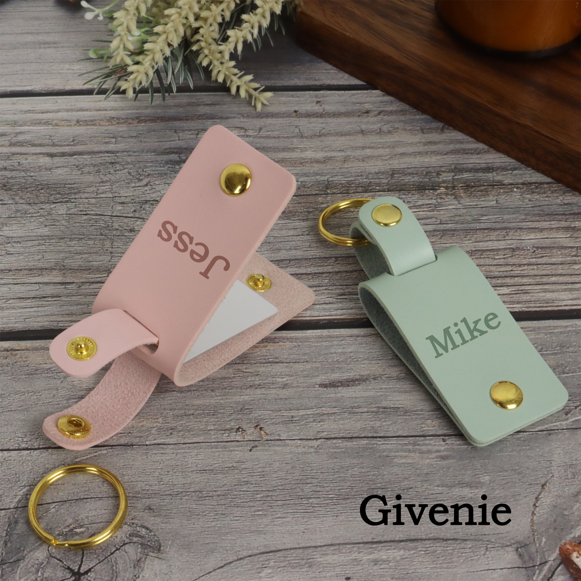 Personalised Photo Keyring, Customise Keyring, Engraved Key Holder ...