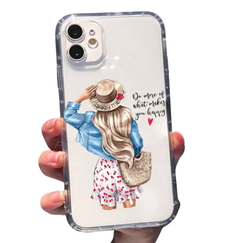 Be Happy iPhone Cover, Motivational Positive Phone Case, Anxiety ...