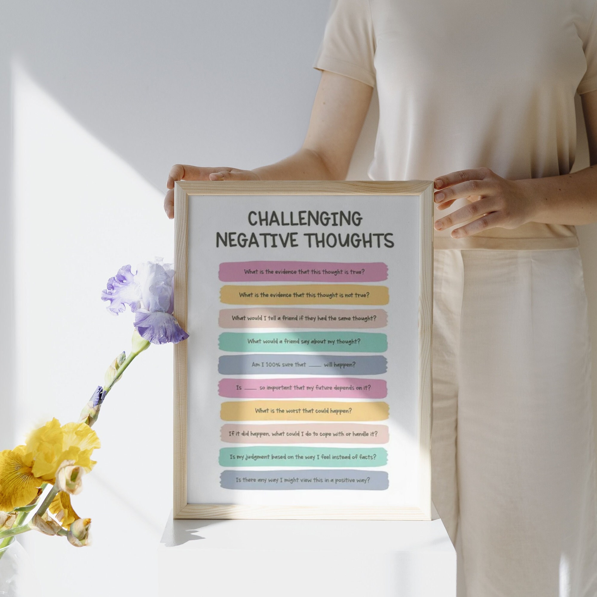 Mental Health Poster, OCD Recovery Print, Neurodiversity Support OCD ...