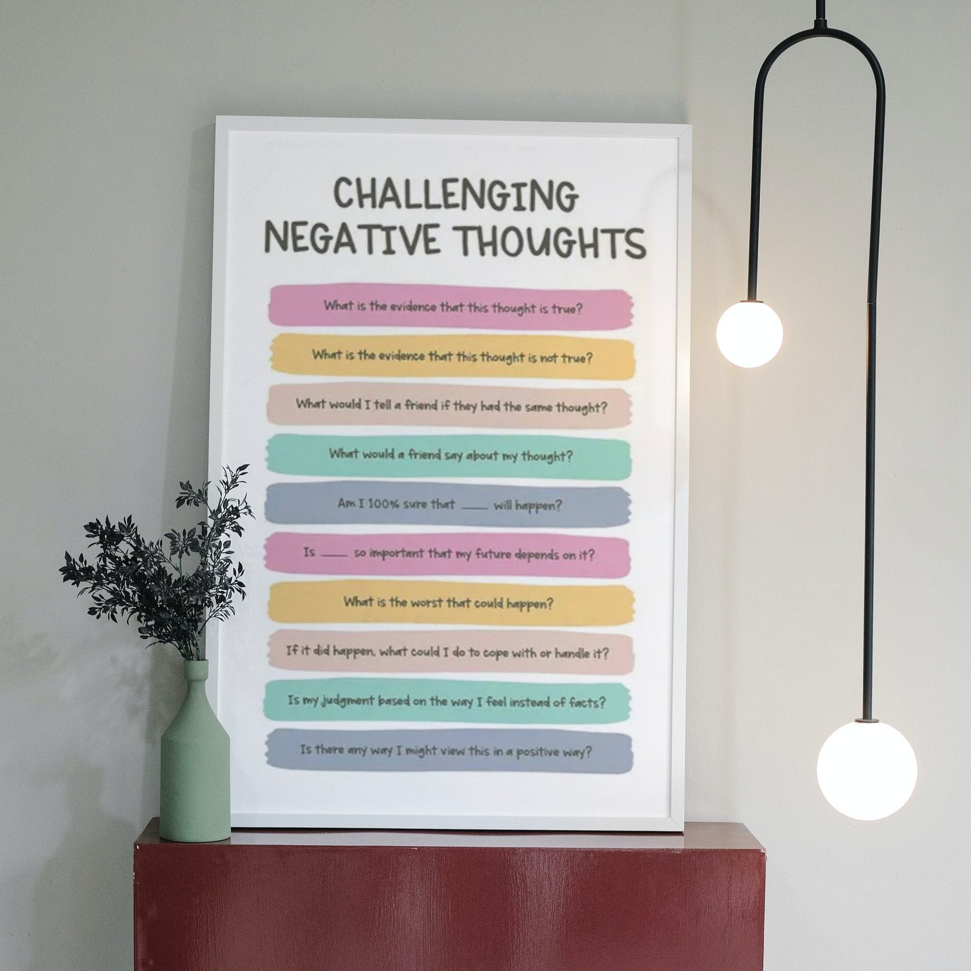 Mental Health Poster, OCD Recovery Print, Neurodiversity Support OCD ...