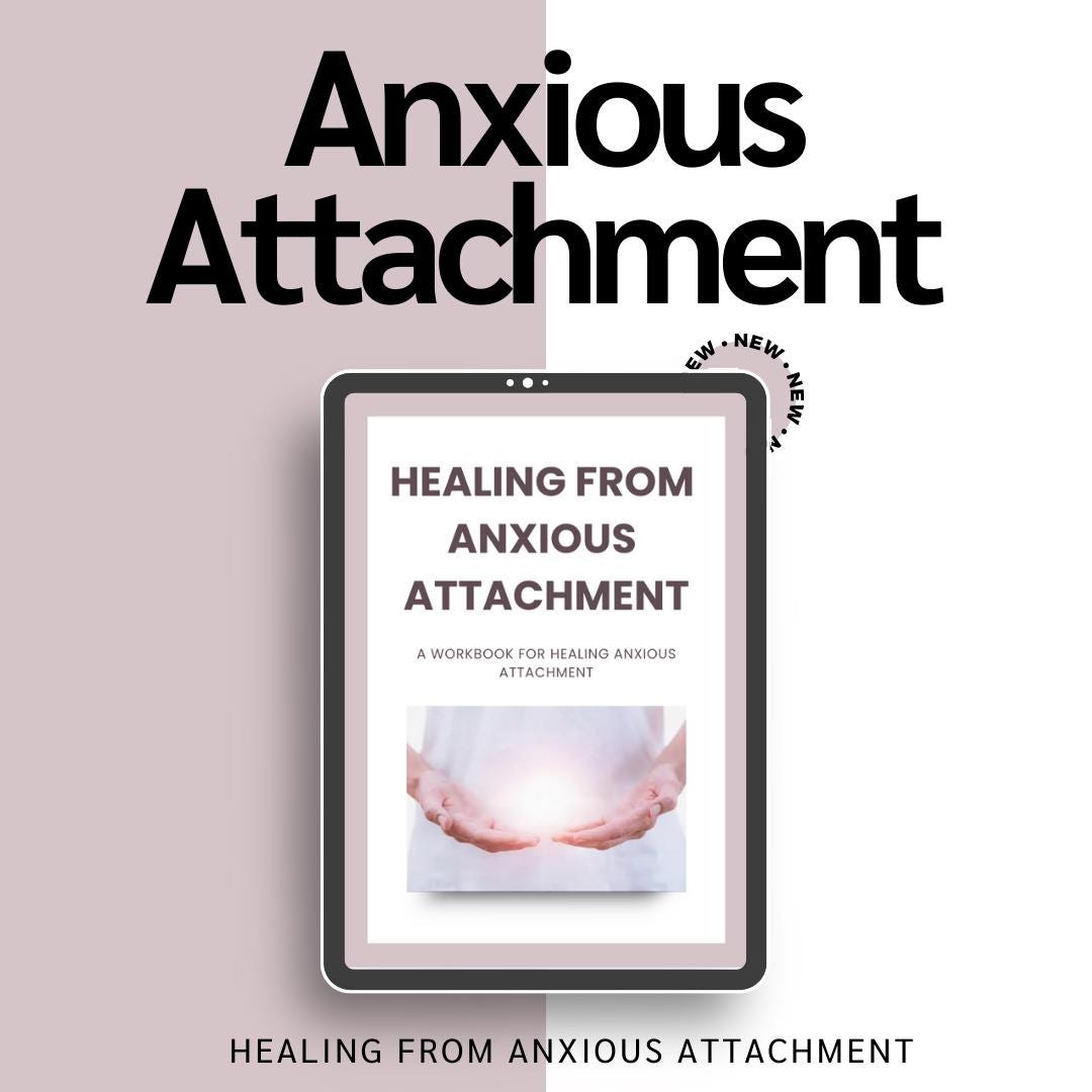 Healing Anxious Attachment Style, Self Therapy Journal, Anxiety ...