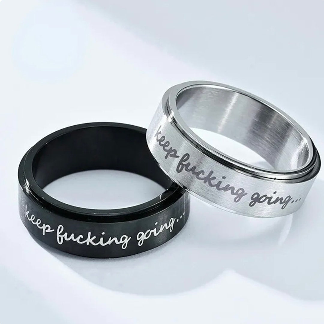 Anxiety Fidget Spinner Rings Anxiety Relief Mental Health Support ...