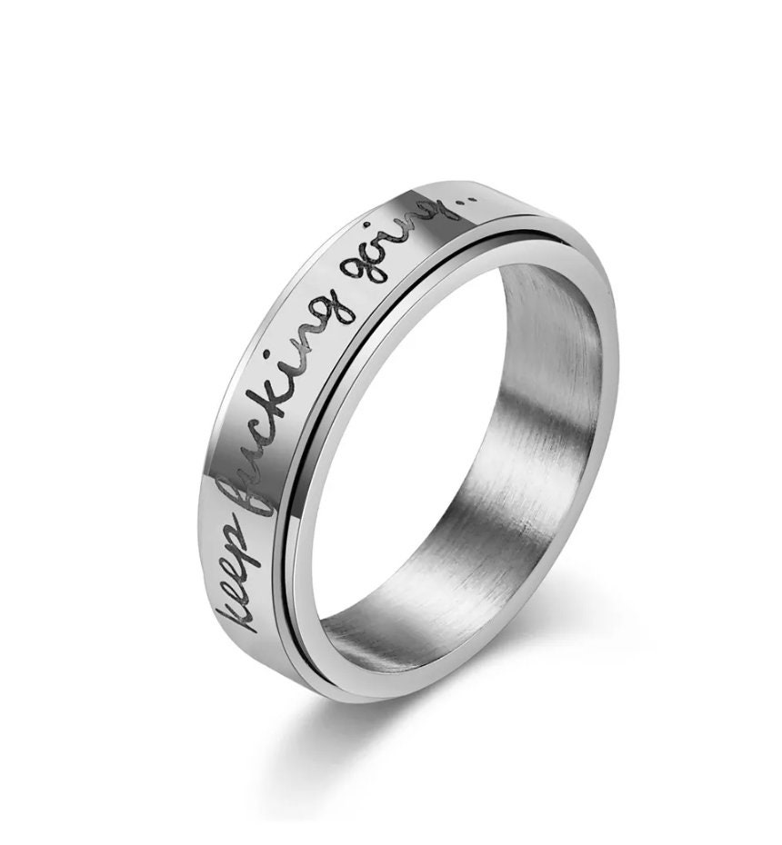 Anxiety Fidget Spinner Rings Anxiety Relief Mental Health Support ...