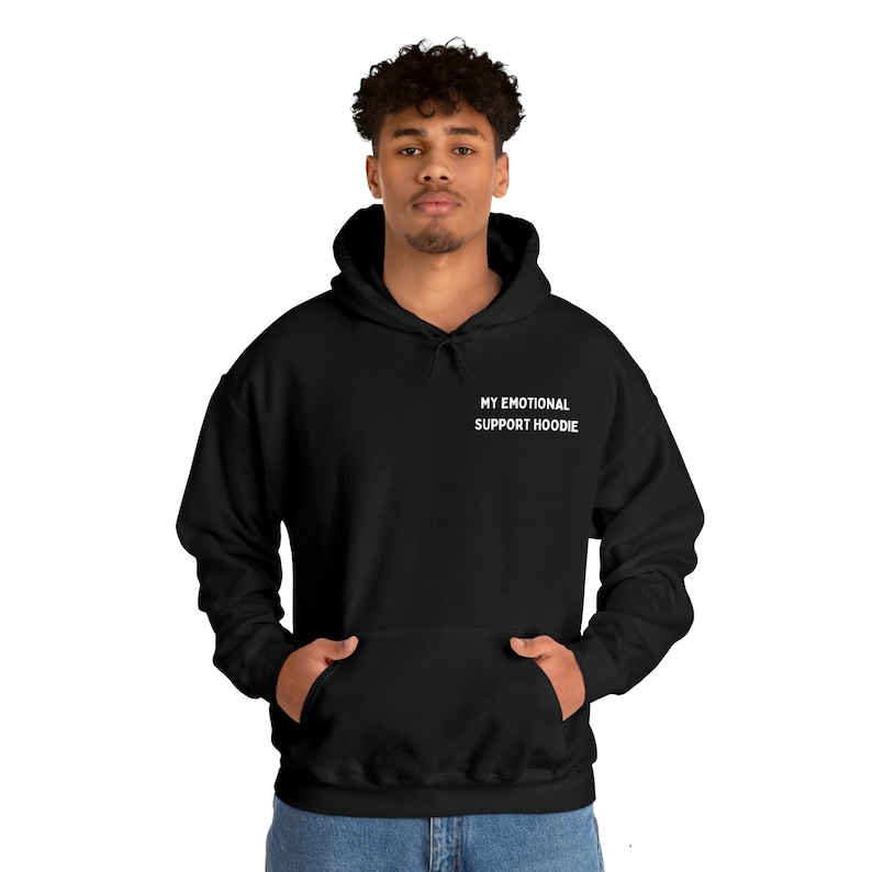 Emotional Support Hoodie, Mental Health Sweatshirt, OCD ADHD ...