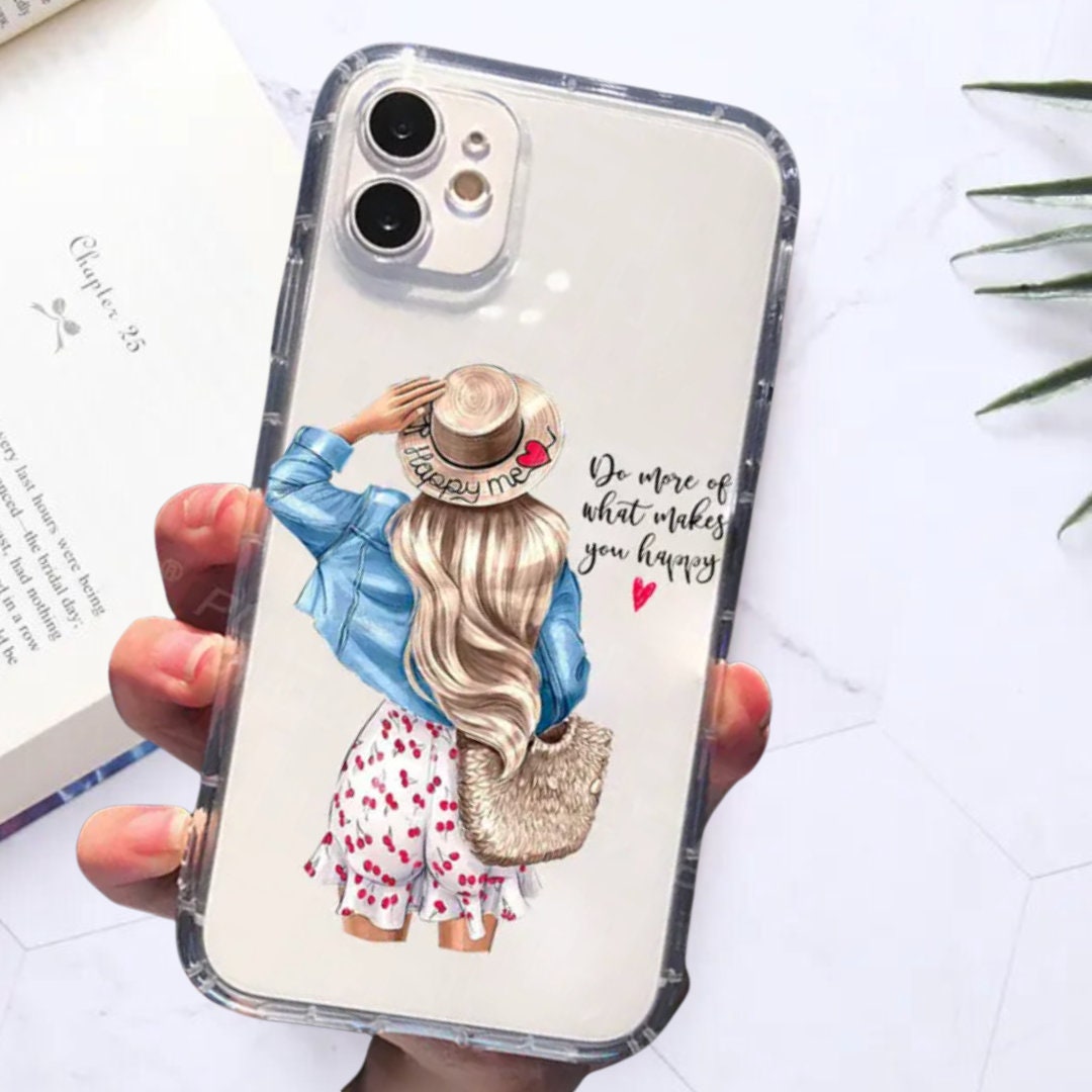 Be Happy iPhone Cover, Motivational Positive Phone Case, Anxiety ...