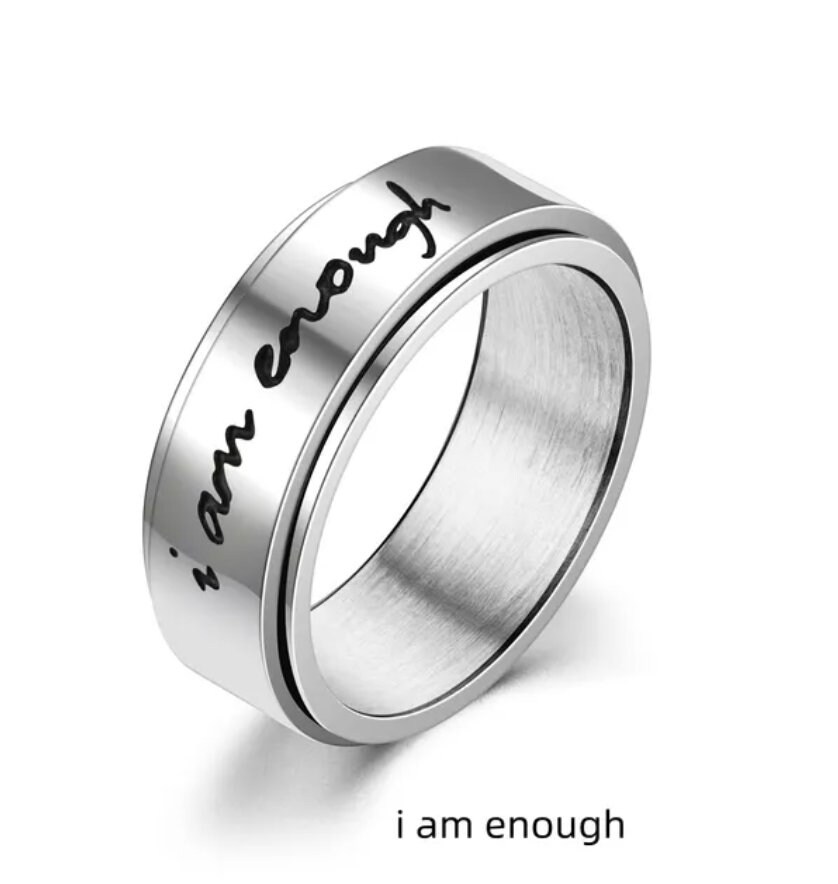 Anxiety Fidget Spinner Rings Anxiety Relief Mental Health Support ...