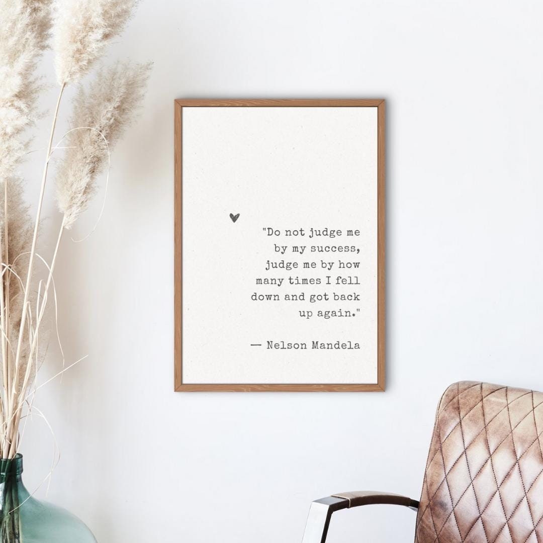 Mental Health Quote Poster, Anxiety Decor, Motivational Wall Art ...