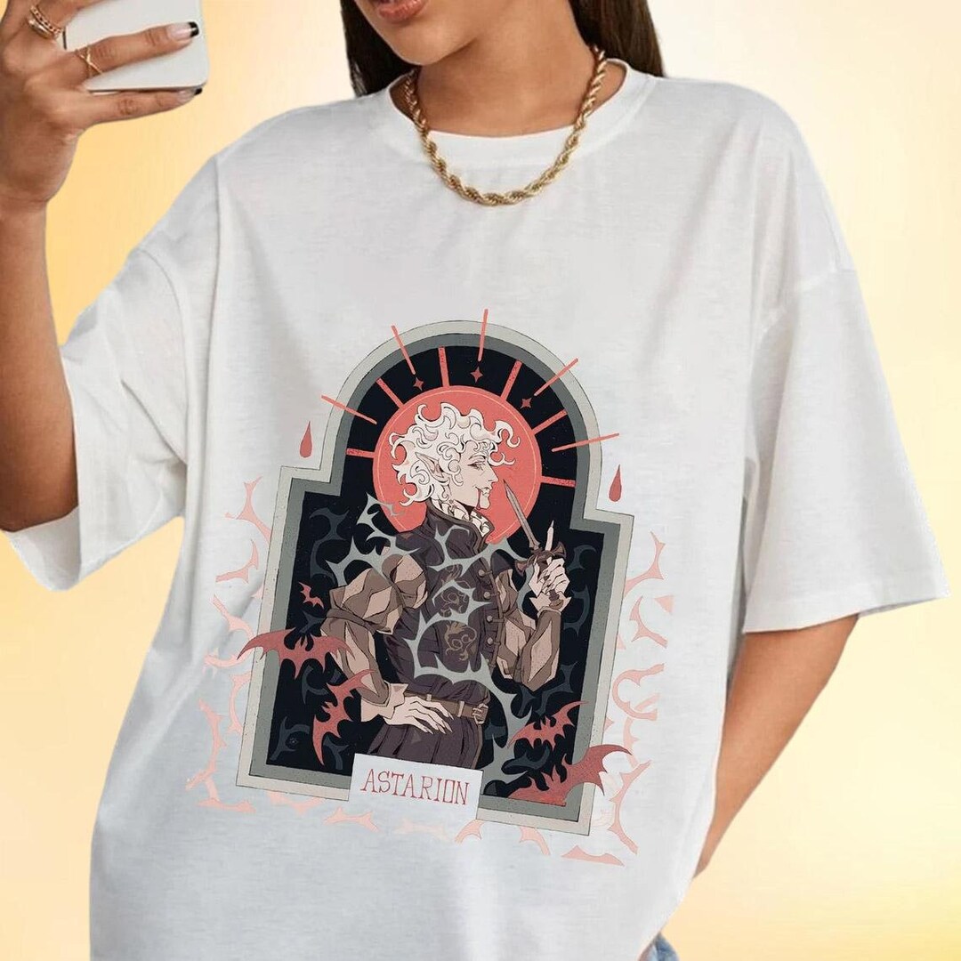 Baldur's Gate 3 Shirt Astarion Fanart Shirt Astarion - Etsy