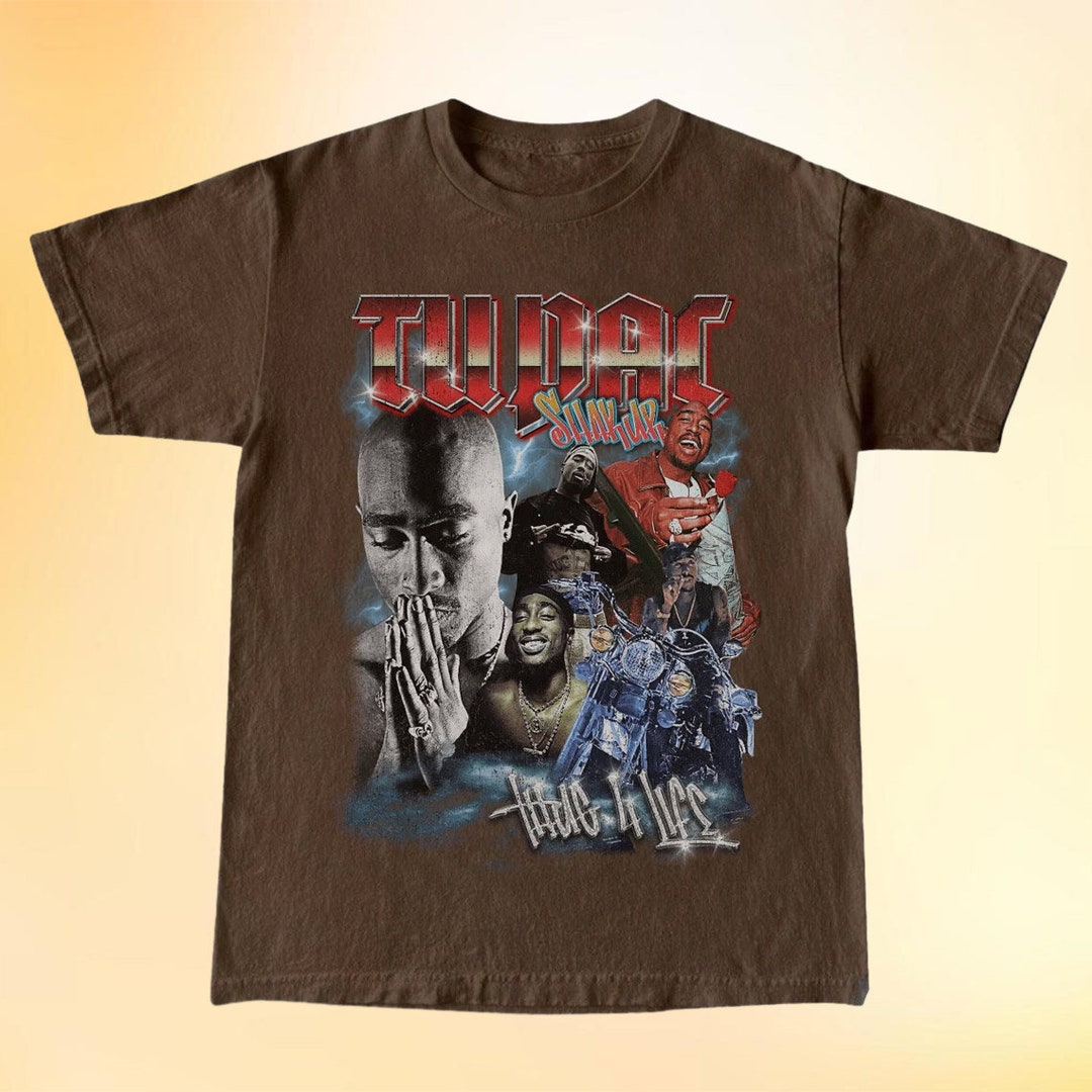 Tupac Shirt, Tupac Tee, Gift Fan Tupac, Tupac Rapper, Legend Rapper ...