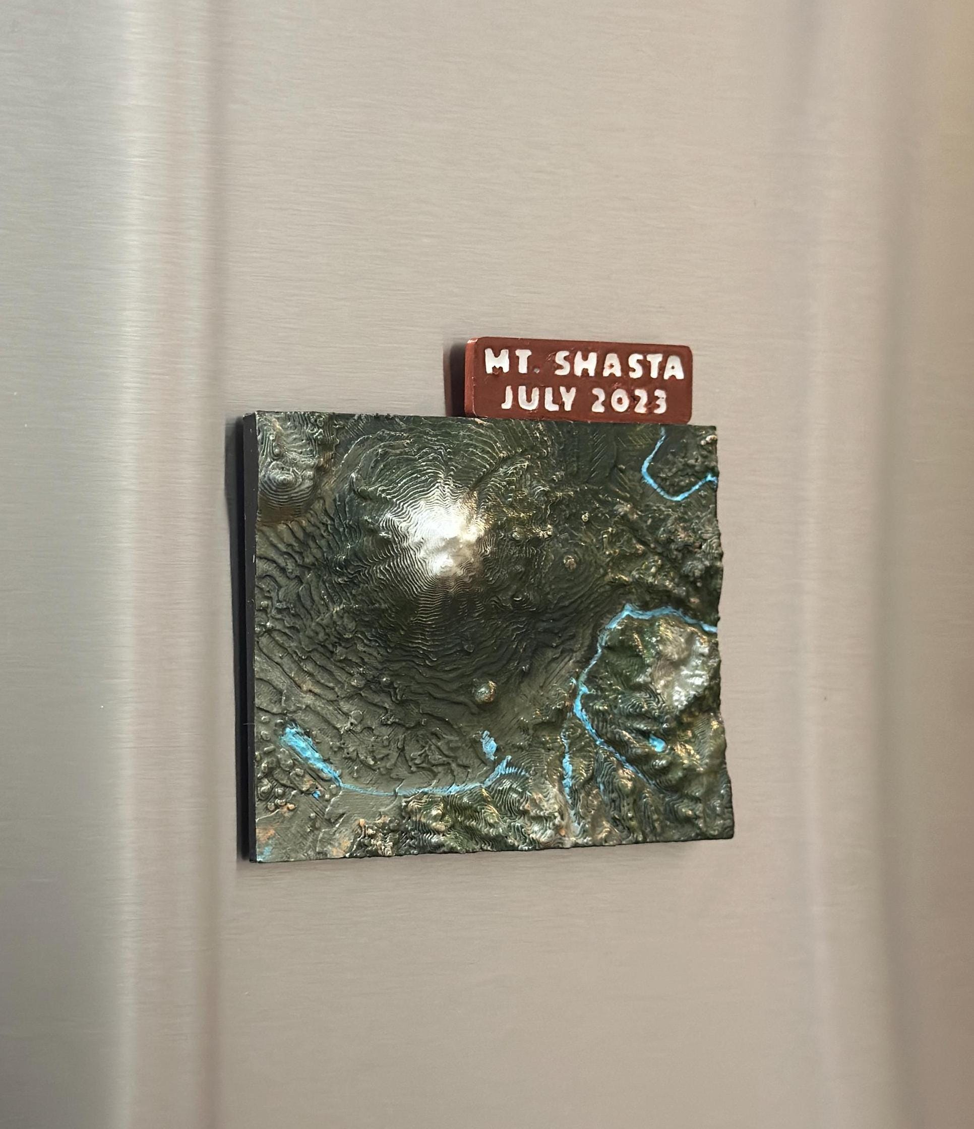 Mt. Shasta Mountain Model Diorama | 3D Printed & Hand-painted ...