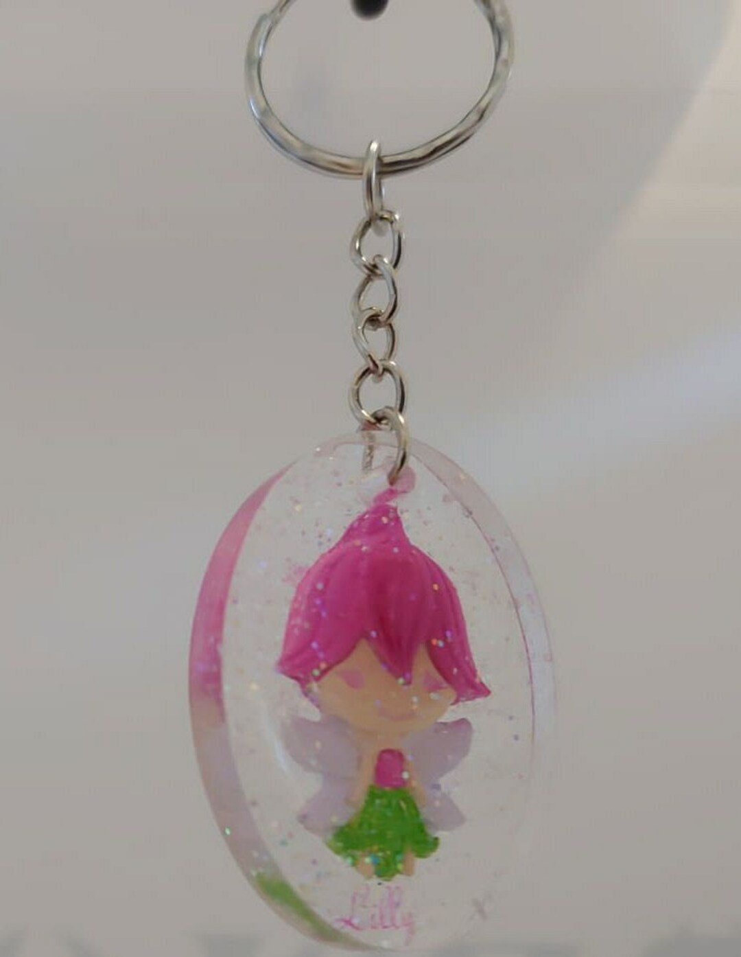 Fairies Keychain With Name - Etsy