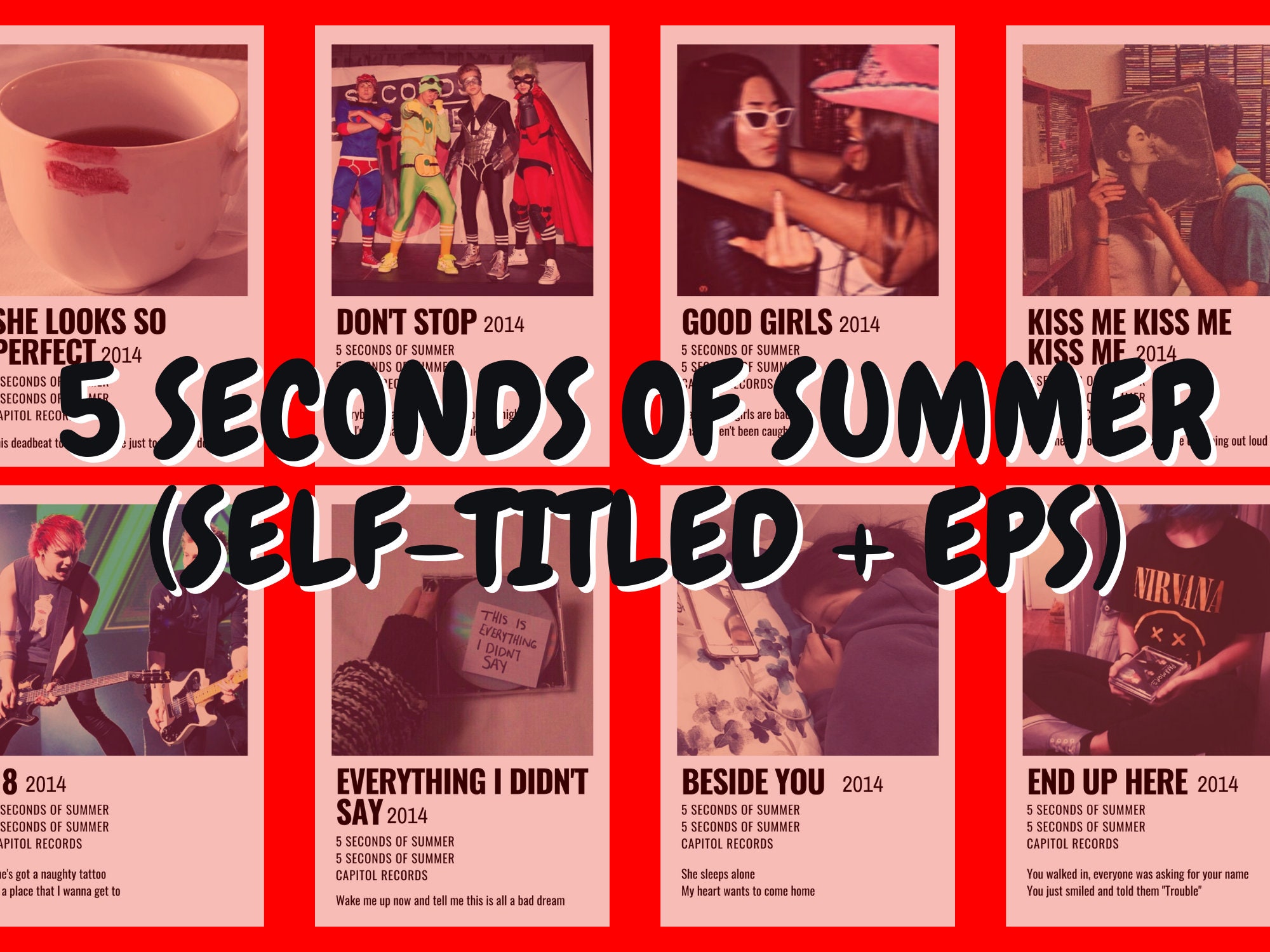 5sos Collage Header