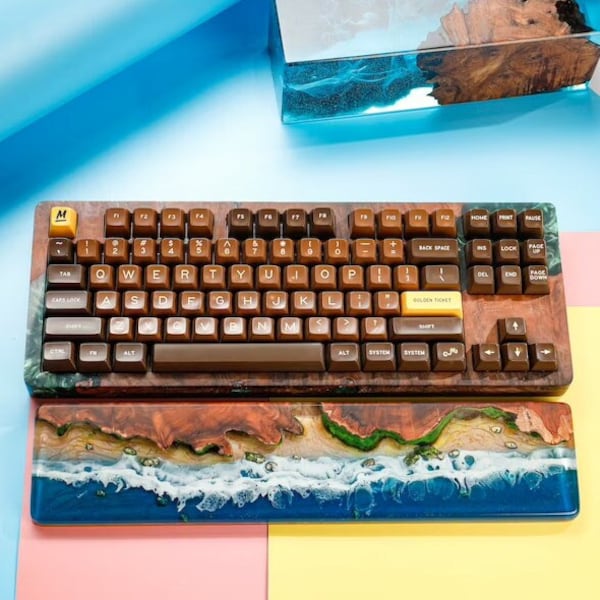 Wooden Keyboard - Etsy