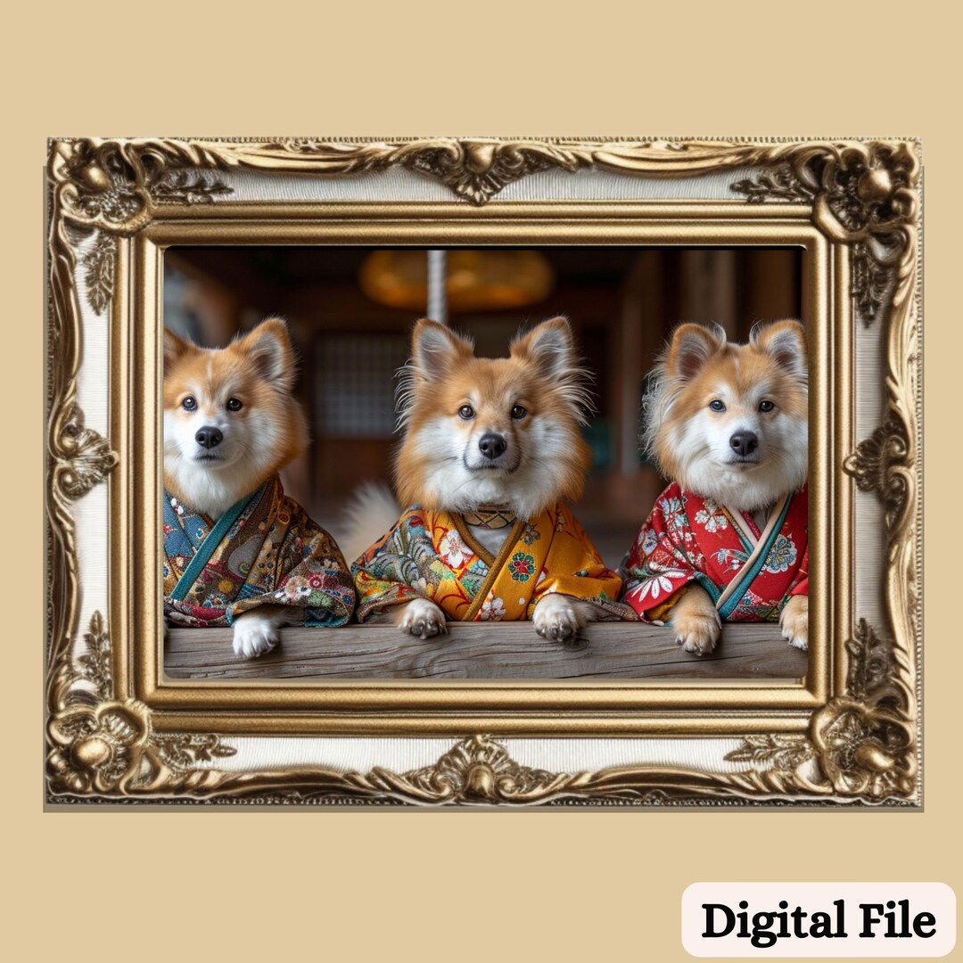 Digital Renaissance Pet Portrait,pet Loss,royal Pet Portrait,glamour ...
