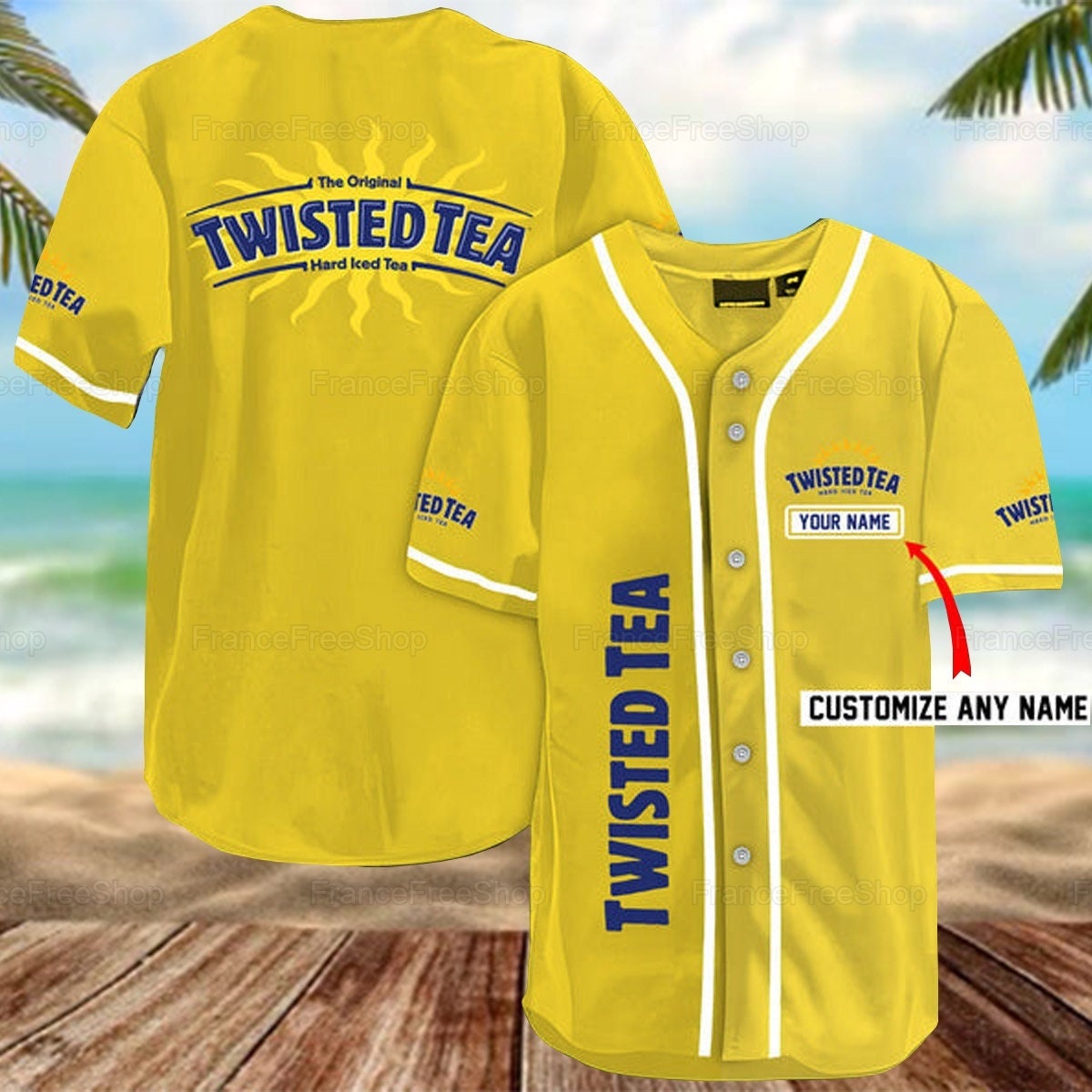 Twisted Tea Baseball Jersey, Multicolor Twisted Tea Baseball Jersey ...