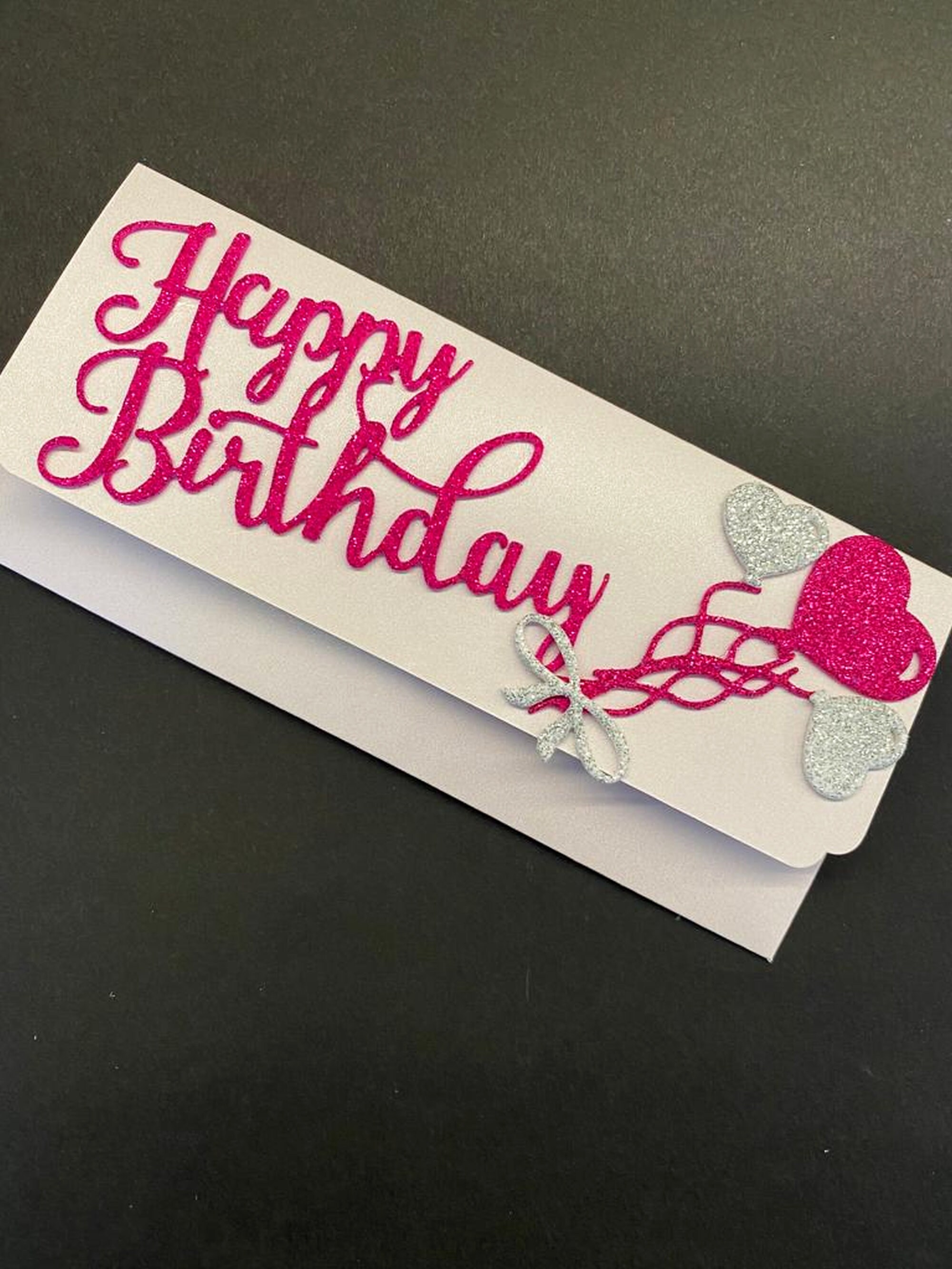 Happy Birthday Card, Envelope for Money, Birthday Gift, Handmade Card ...