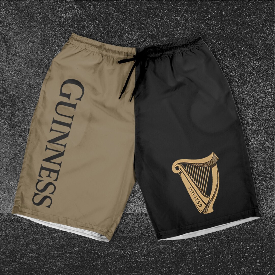 Guinness 2 Color Beer Shorts Beach Shorts Guinness Shorts - Etsy