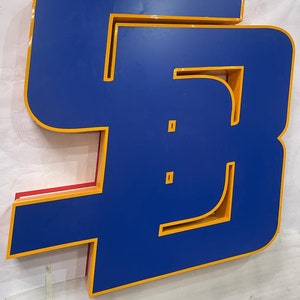 Custom Oversized Sky Signage Letters for Stadiums, Sports Offices, and ...